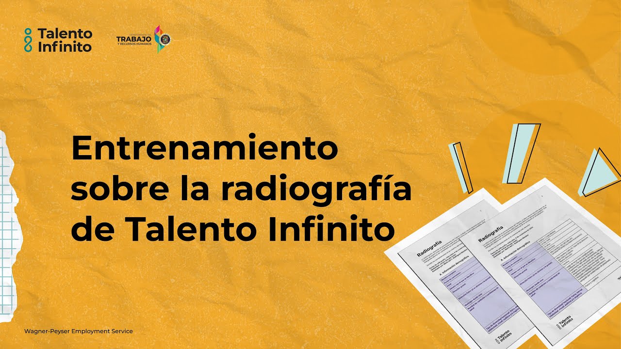 Entrenamiento sobre la Radiografía Talento Infinito - YouTube