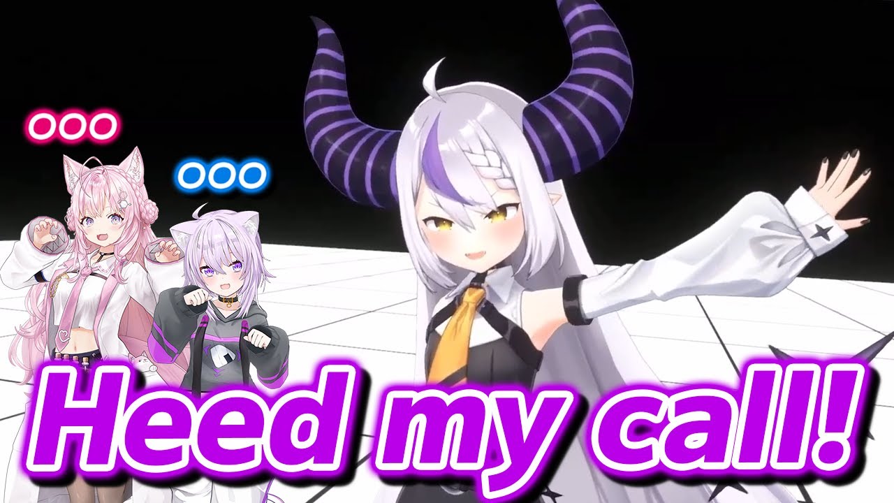 Everyone completely forgets to say "Yes My Dark" after Laplus's "Heed my call"【Hololive】 - YouTube