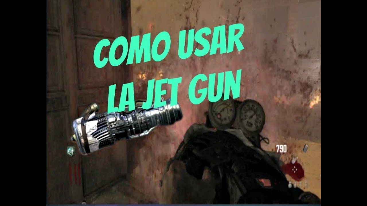 BO2 ZOMBIES - COMO UTILIZAR LA ''JET GUN'' - PoisonESP - YouTube