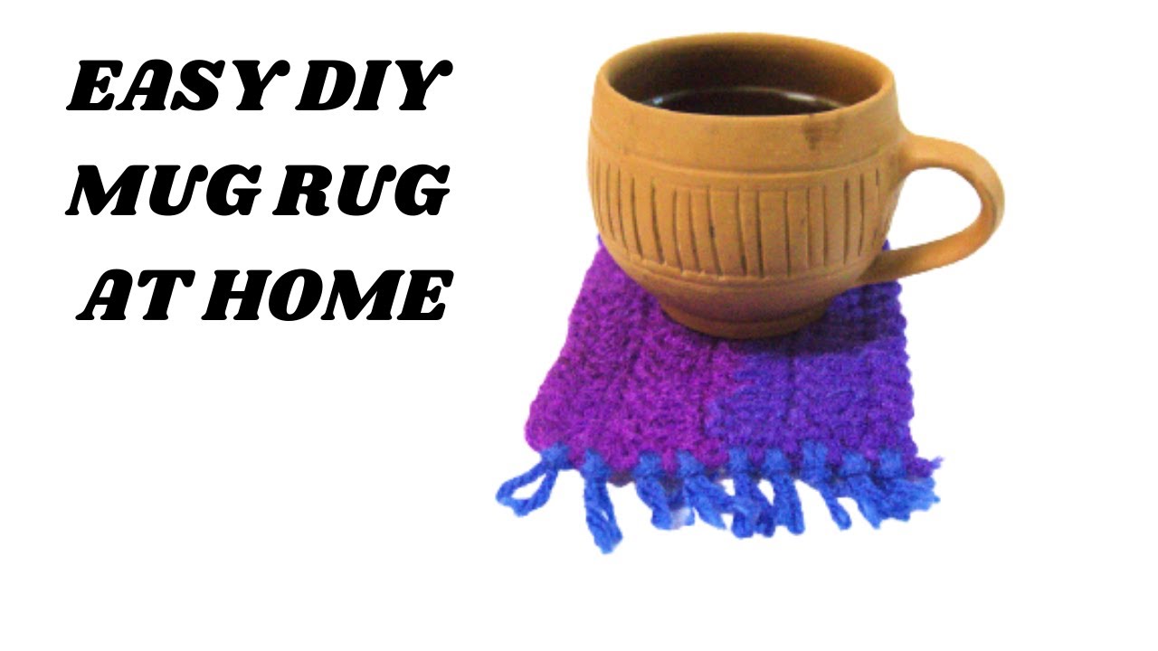 Crochet Mug Rug || Diy Mug Rug Easy || How to Make Mug Rugs || Diy ...