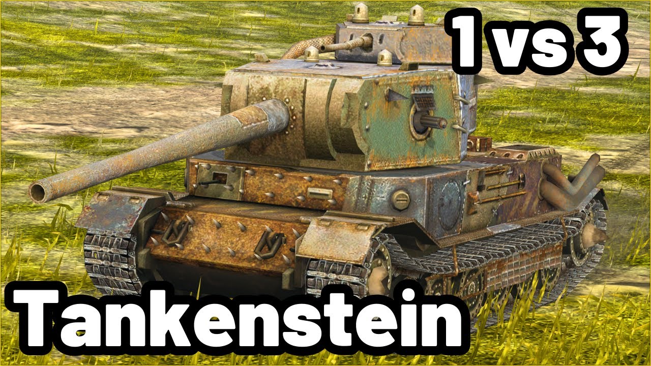 Tankenstein | 6.1K DAMAGE | 1 VS 3 | WOT Blitz Pro Replays - YouTube