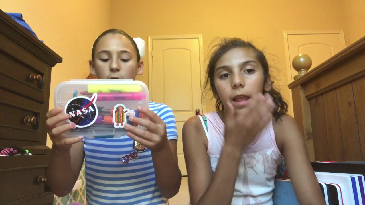 2K 17 school supplies hall with Kaelyn - YouTube