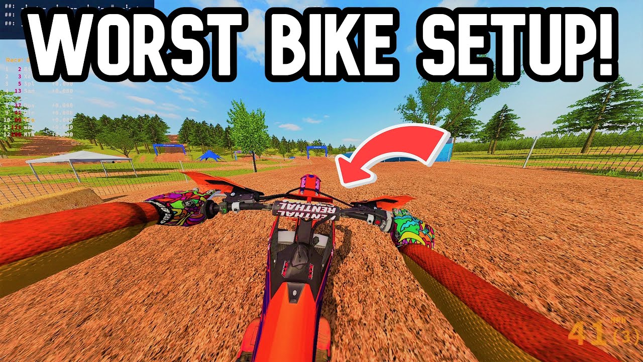 CAN I WIN WITH A SUBSCRIBERS TERRIBLE BIKE SETUP IN MX BIKES?! - YouTube