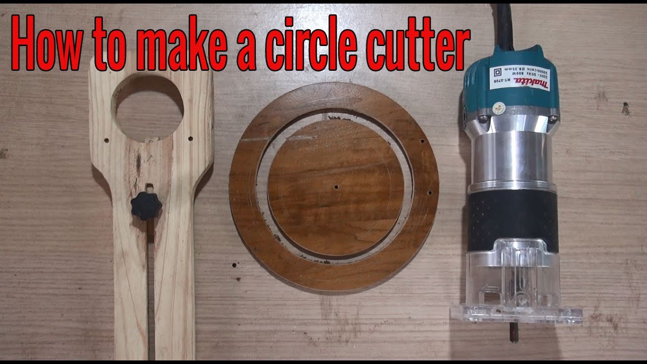The router circle cutter helps you cut circles extremely accurately ...