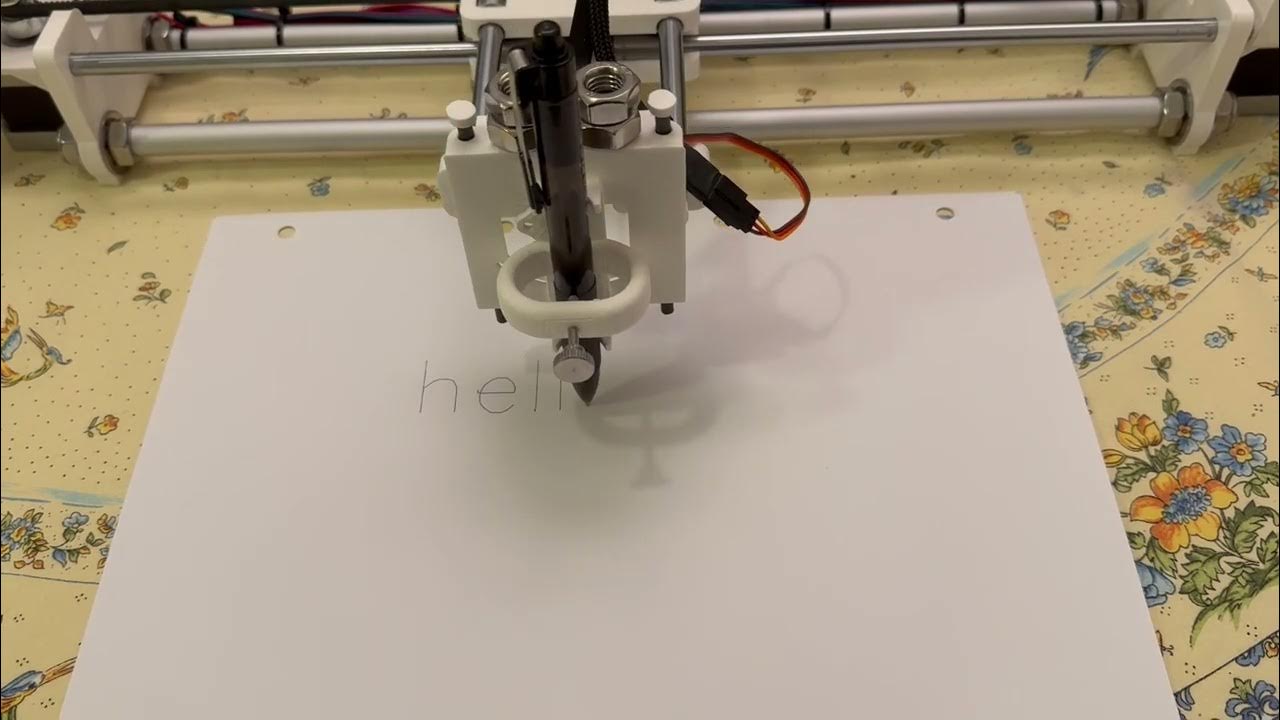 4xidraw Drawing Machine (modified/combined/improved) - YouTube