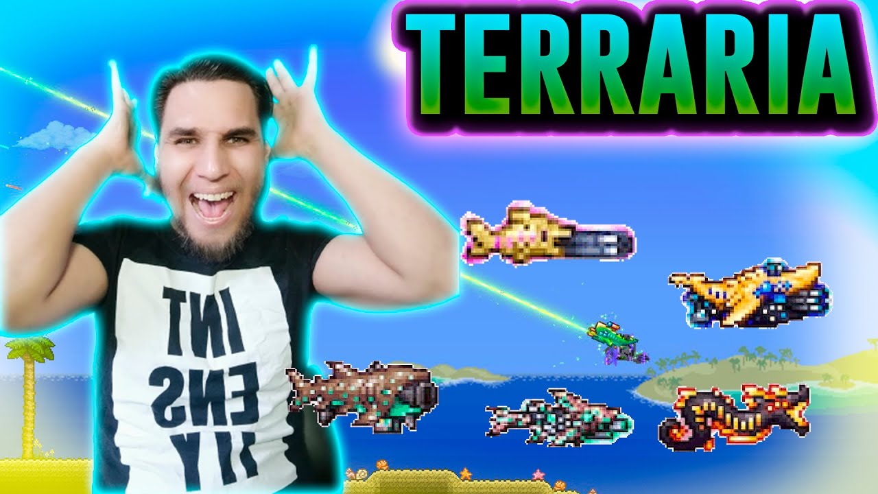 TERRARIA Fish Guns+ AS ARMAS MAIS SINISTRAS #terraria #tmodloader - YouTube
