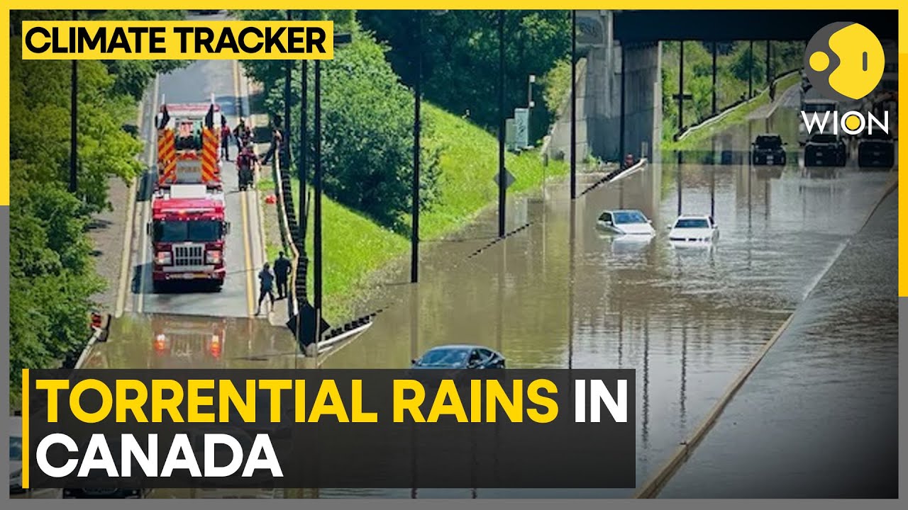 Heavy rainfall lashes Southeast Canada | WION Climate Tracker - YouTube