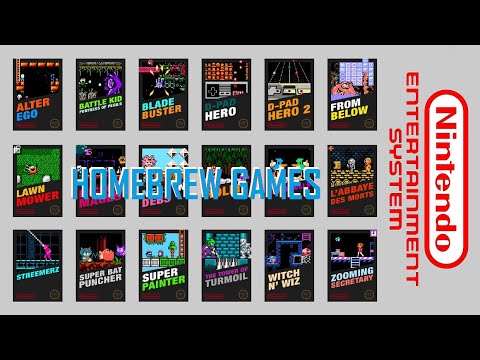 Over 50 Homebrew Nintendo NES Games In Under 30 Minutes - YouTube