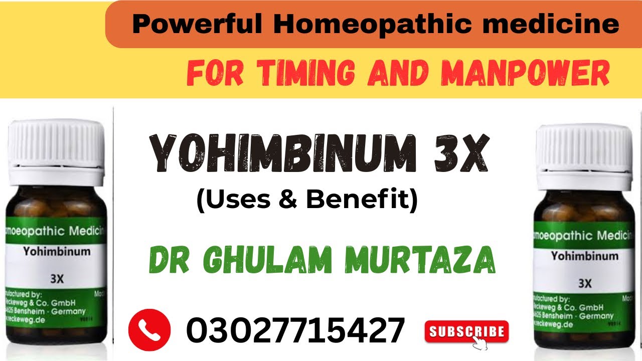 Yohimbinum 3X Uses and benefits || timing and men power || Dr Ghulam ...