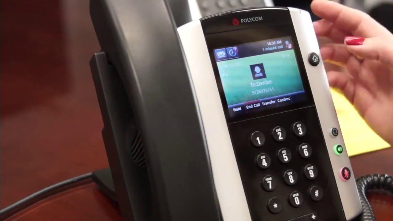 VVX500 Multiple calls - YouTube