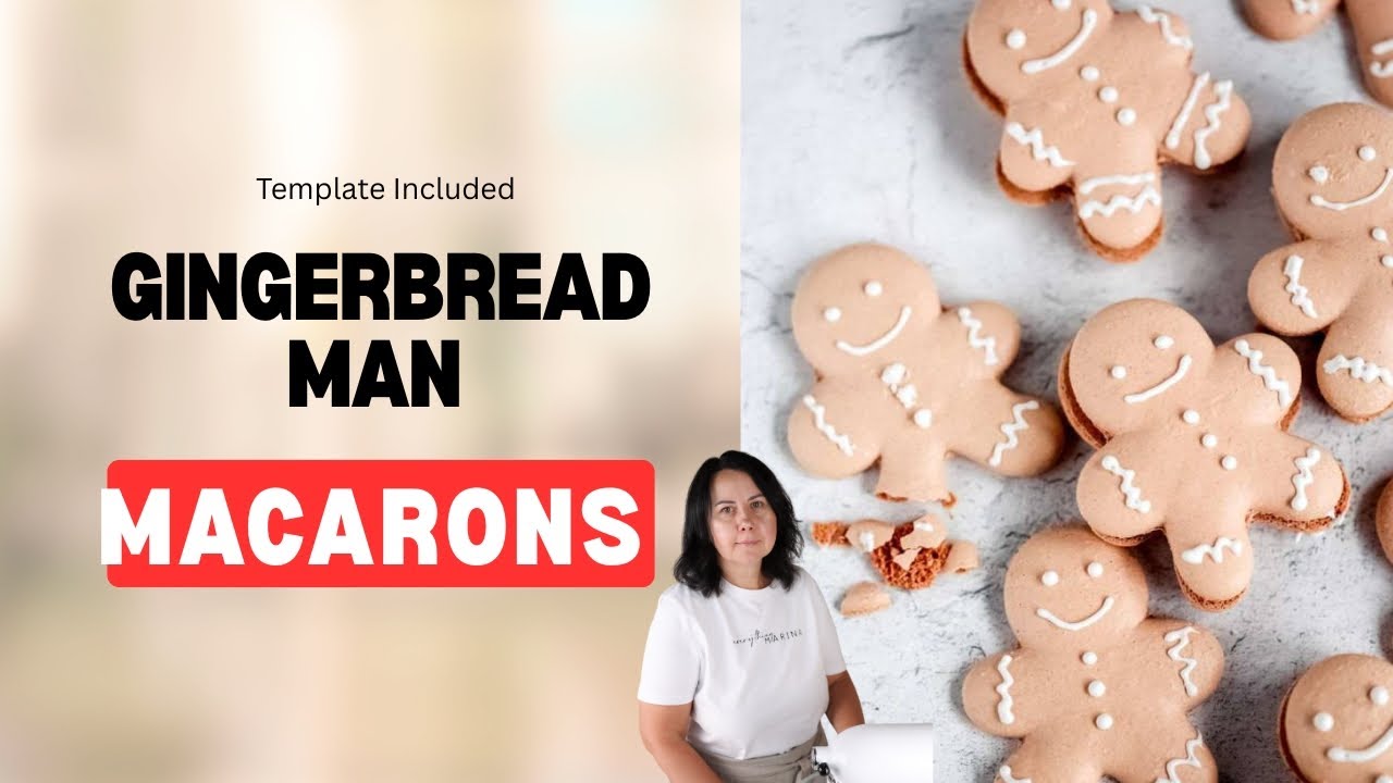 How to make Gingerbread Man Macarons - YouTube