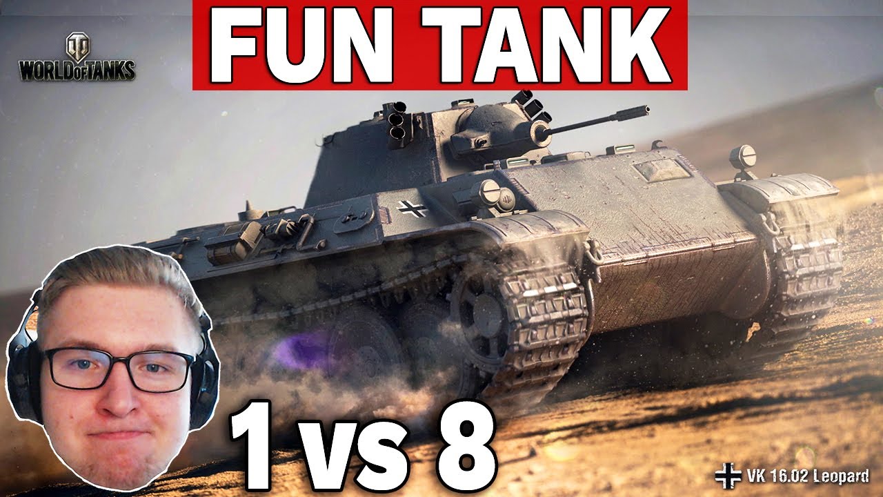 FUN TANK walczy 1vs8 - World of Tanks - YouTube