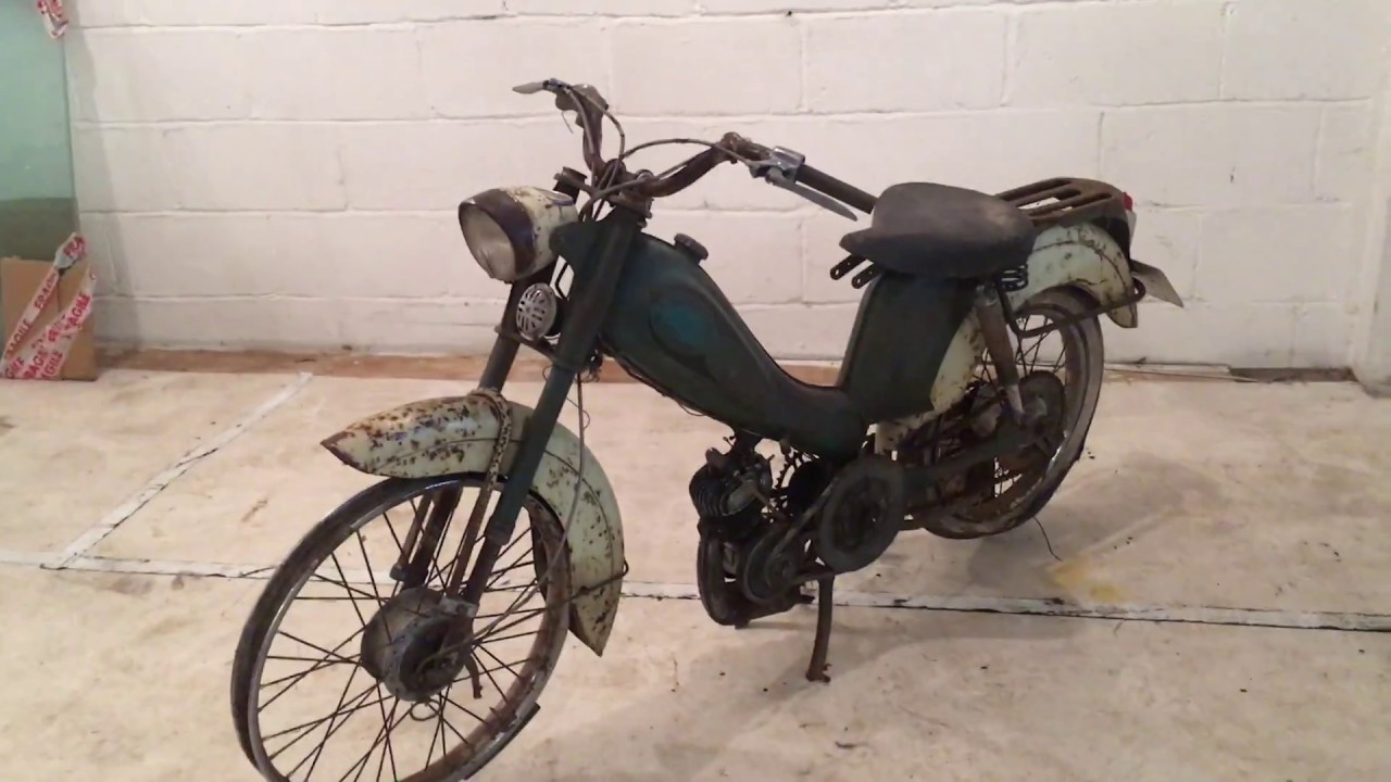 1959 Le Gitan Type 57 Moped / Cyclomoteur Walkaround - YouTube