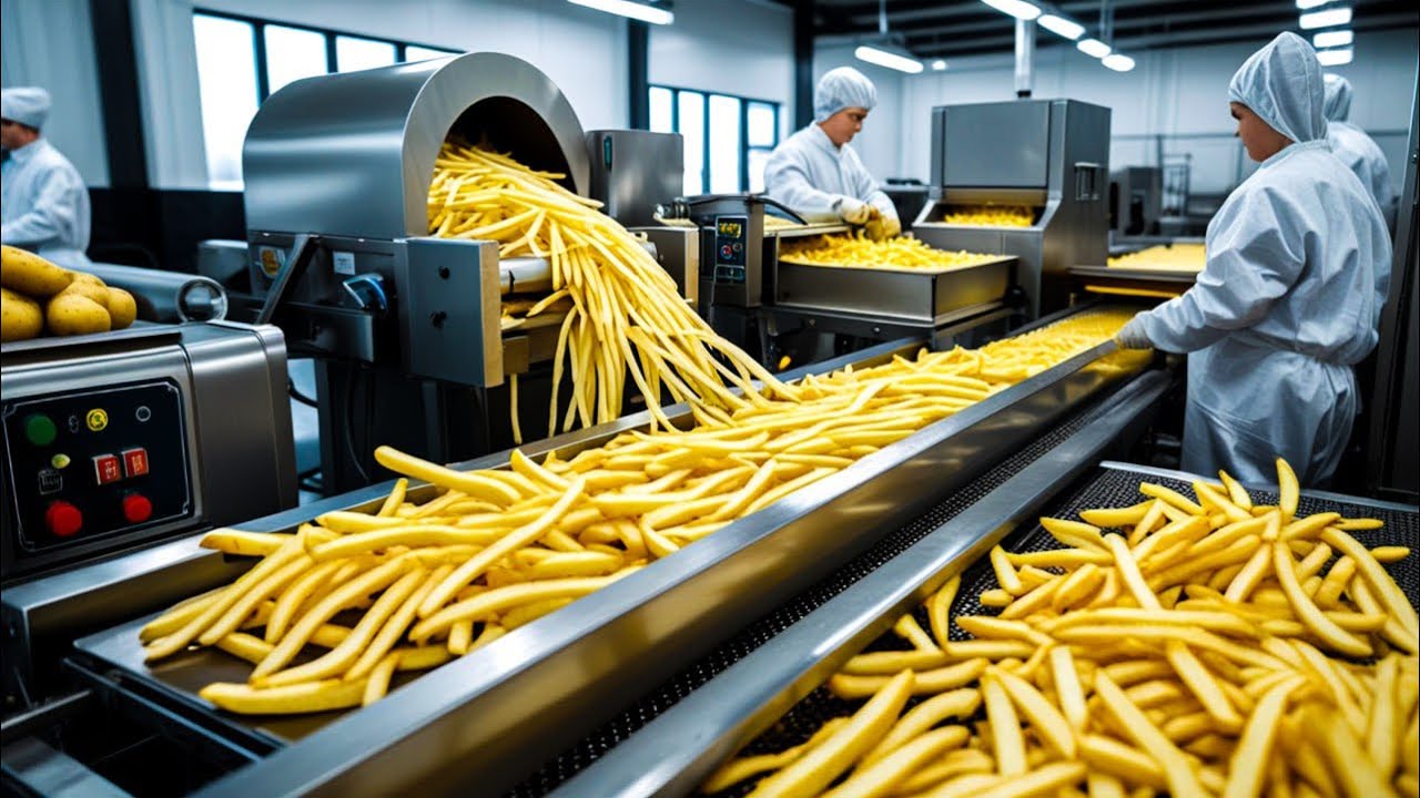 How French Fries Are Made in Factories The Amazing Process of Turning ...
