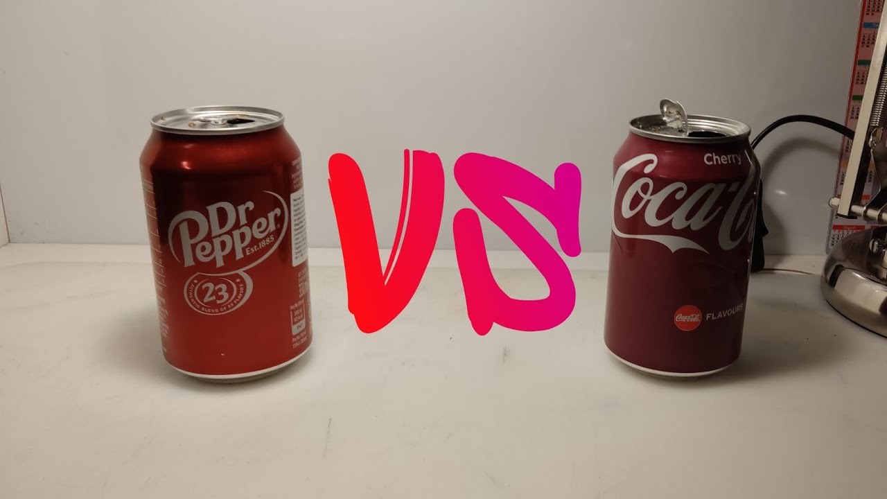 Dr Pepper vs Coca Cola cherry - YouTube