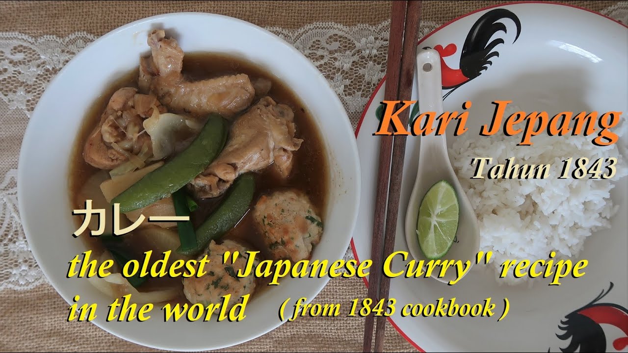 Kari Jepang , 1843 Japanese Curry Oldest Recipe - YouTube