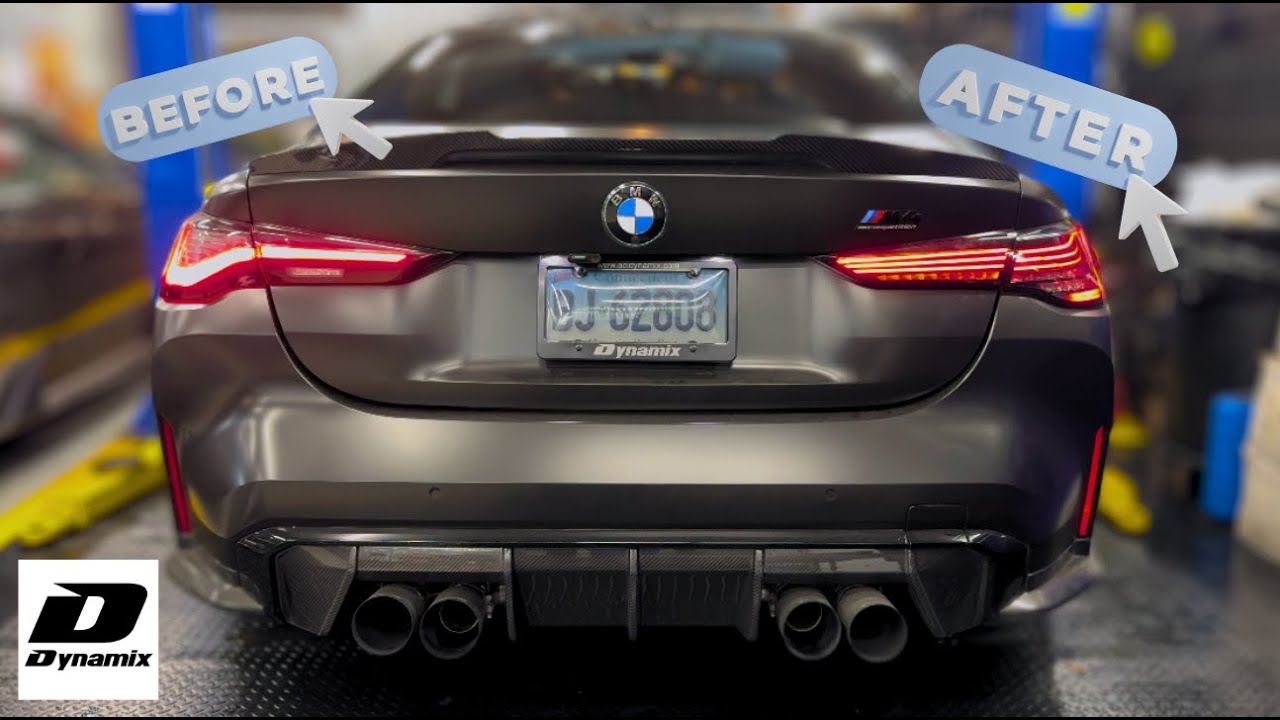 G82 BMW M4 CSL Style Tail Light Upgrade - YouTube