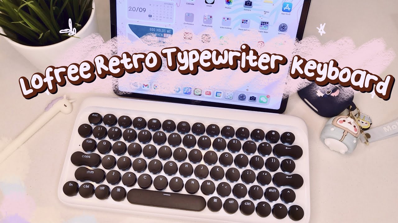 #LOFREE Retro Typewriter Keyboard *My first mechanical keyboard ...