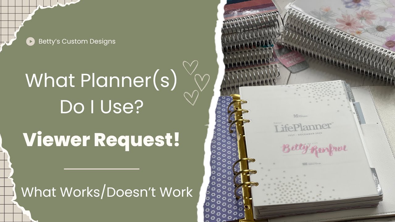 Which Planner(s) Work for Me? - ADHD Planning - Erin Condren Daily Duo ...