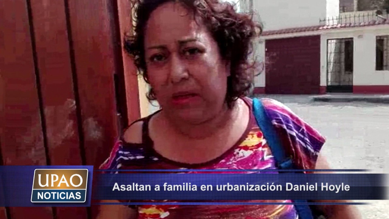 NOTA ROBO EN URB DANIEL HOYLE - YouTube