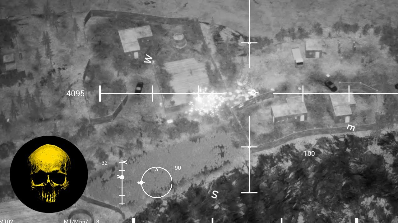 AC130 Gunship engaging all weapons - Project Gunship - YouTube