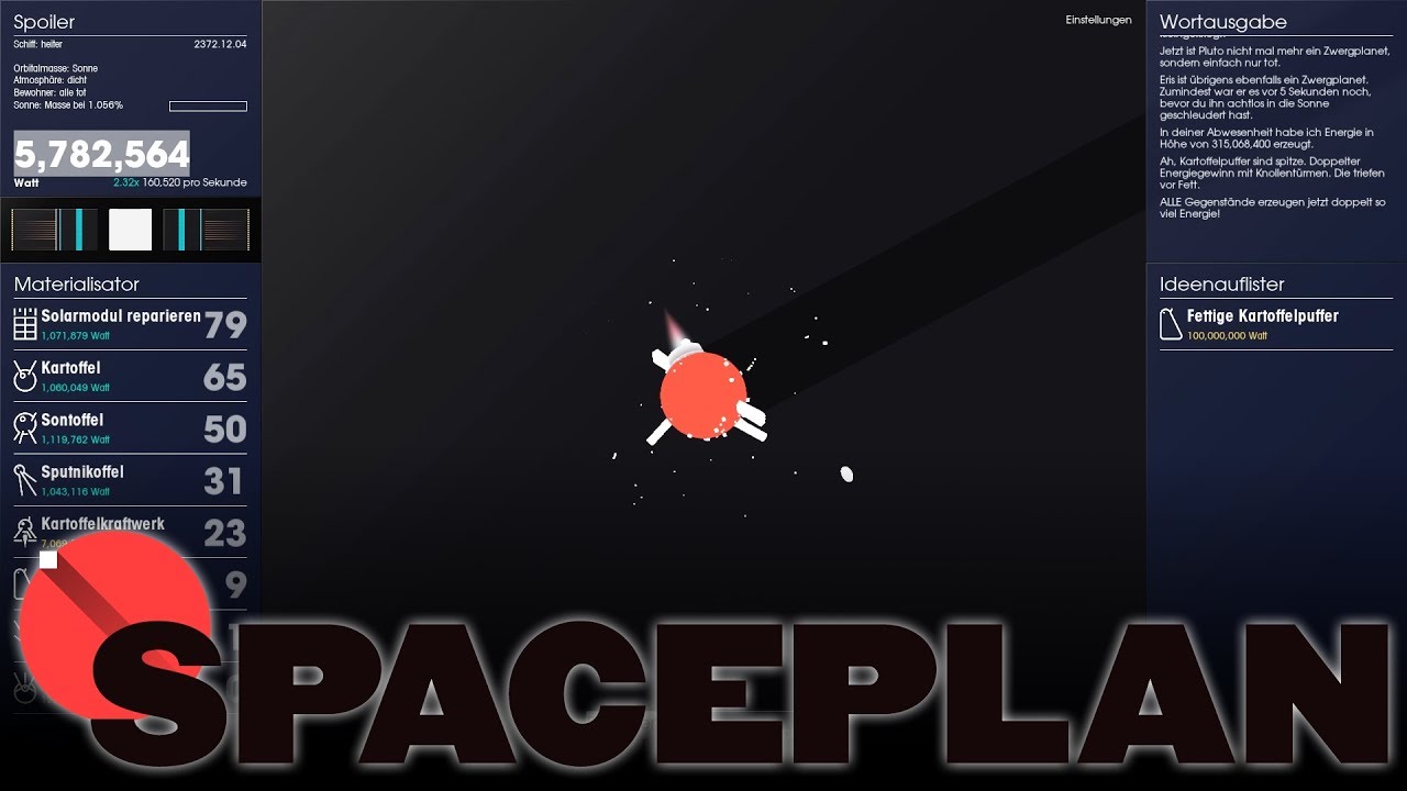 Die Sonne muss wachsen - #05 SPACEPLAN [german] - YouTube