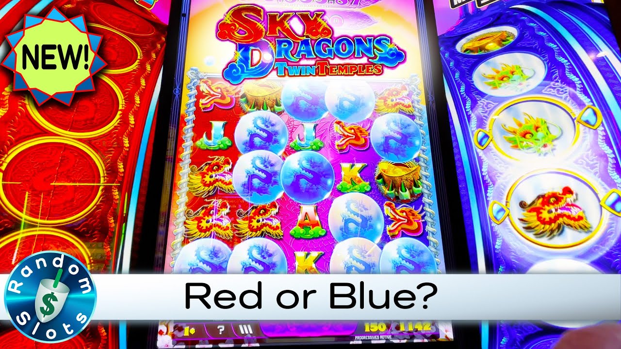 ⭐️ New - Sky Dragons Twin Temples Slot Machine Features - YouTube