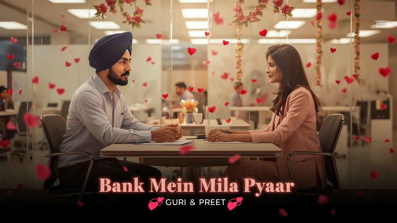 Bank Mein Mila Pyaar 💞 Guri & Preet | Viral Love Story Song 2025 - YouTube