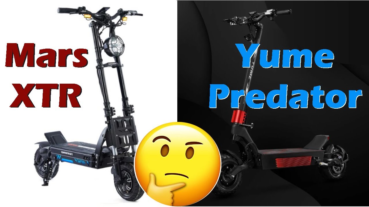 Teewing Mars XTR versus Yume Predator Electric Scooter Comparison - YouTube