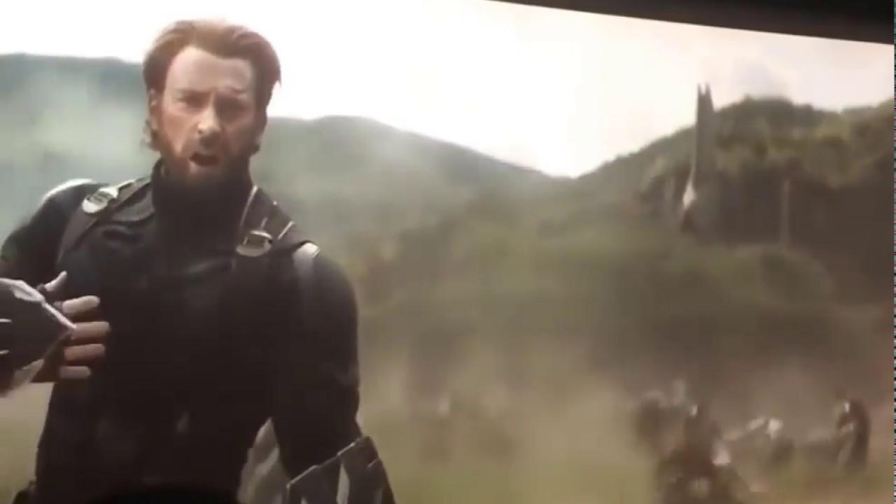 Captain america and Groot Avengers infinty war Clip - YouTube