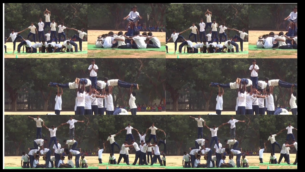 Acrobatic Pyramid Formations by Students of KV No-1 Tirupati , Sports ...