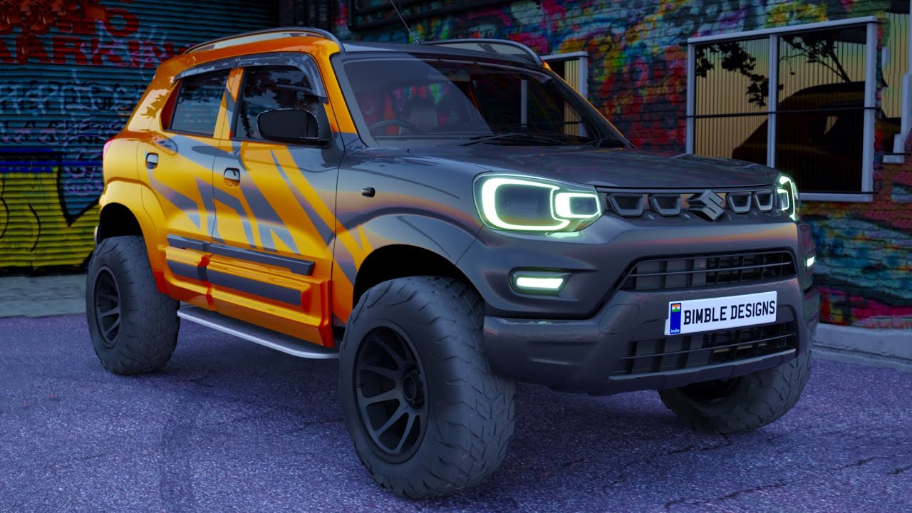 Maruti Suzuki S-presso SUV concept | Bimble Designs - YouTube