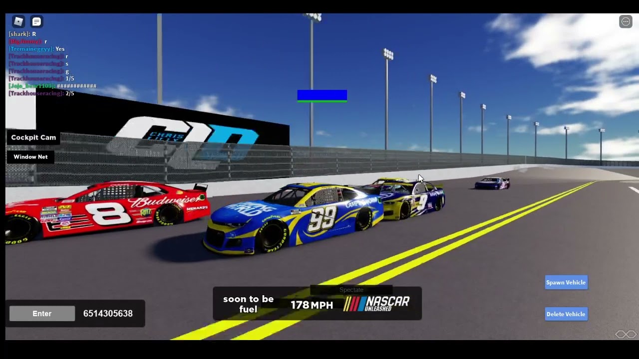 Racing with players in Roblox (Nascar Unleashed Race Place) - YouTube