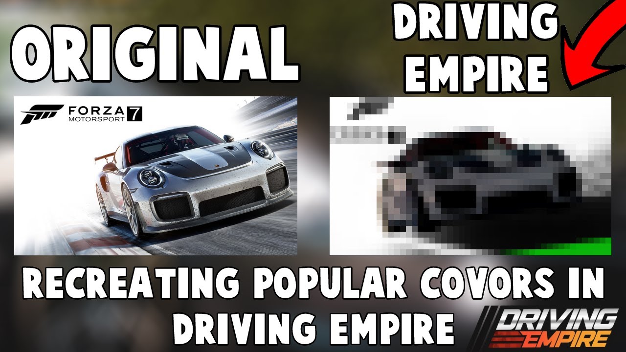 I Recreated Popular Racing Game Covers In DRIVING EMPIRE!!! (Part 1 ...