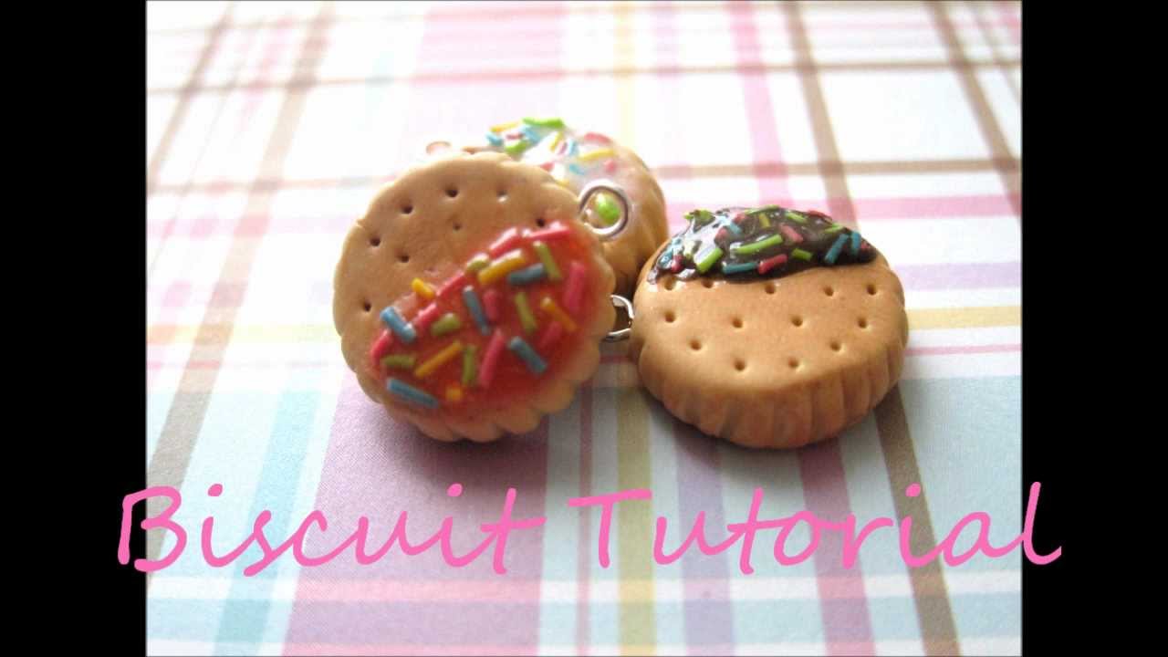 Cookie/Biscuit Polymer Clay Tutorial - YouTube