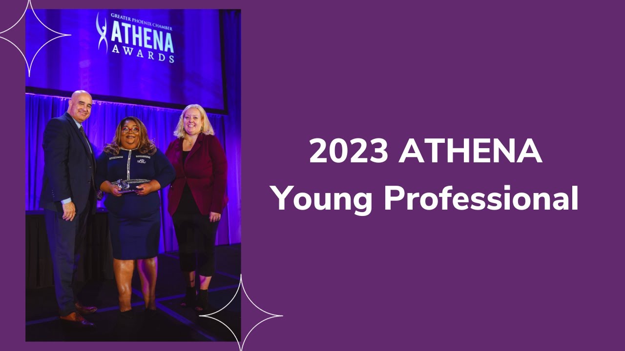 2023 ATHENA Young Professional Recipient Speech - YouTube