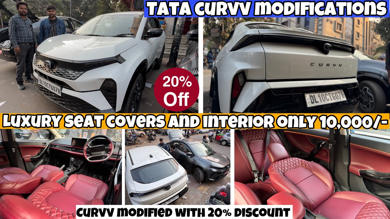 Tata curvv pure+ modification || curvv accessories‼️ || deatil video👍 ...
