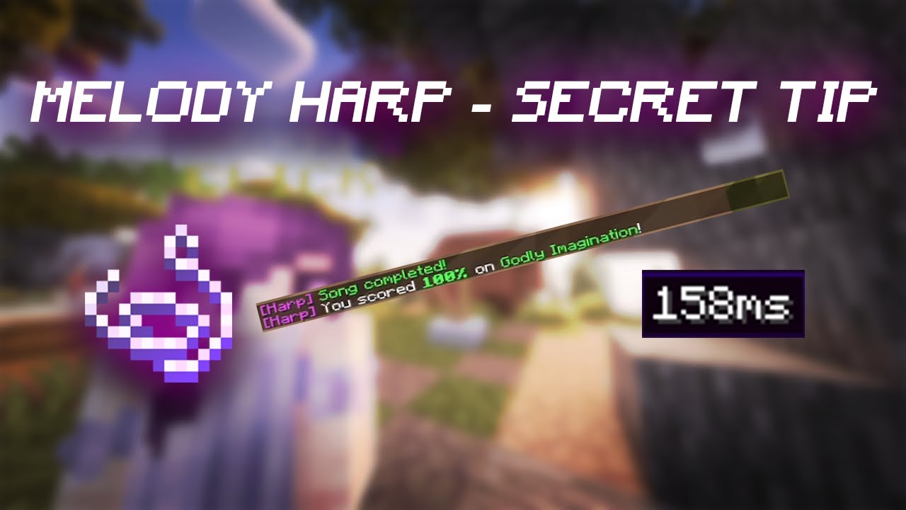 The SECRET to Completing the Harp Quest with BAD INTERNET! (Hypixel Skyblock) - YouTube