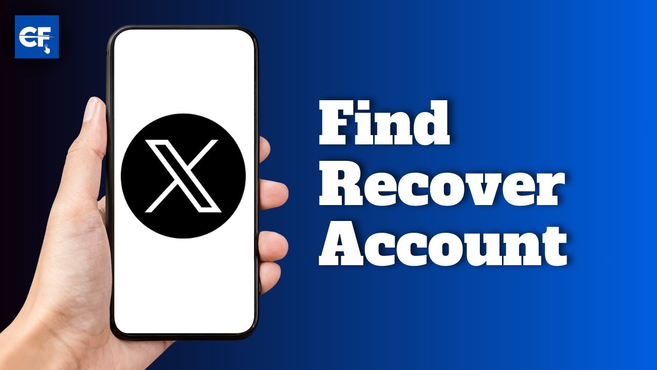 How to Find and Recover X Twitter Account (2024) - YouTube