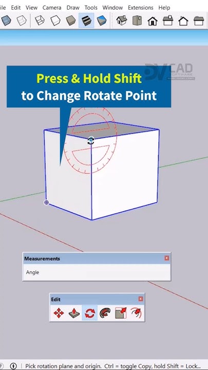 SketchUp Pro Tip: Rotate Object Faster with Smart Mouse Trick - YouTube