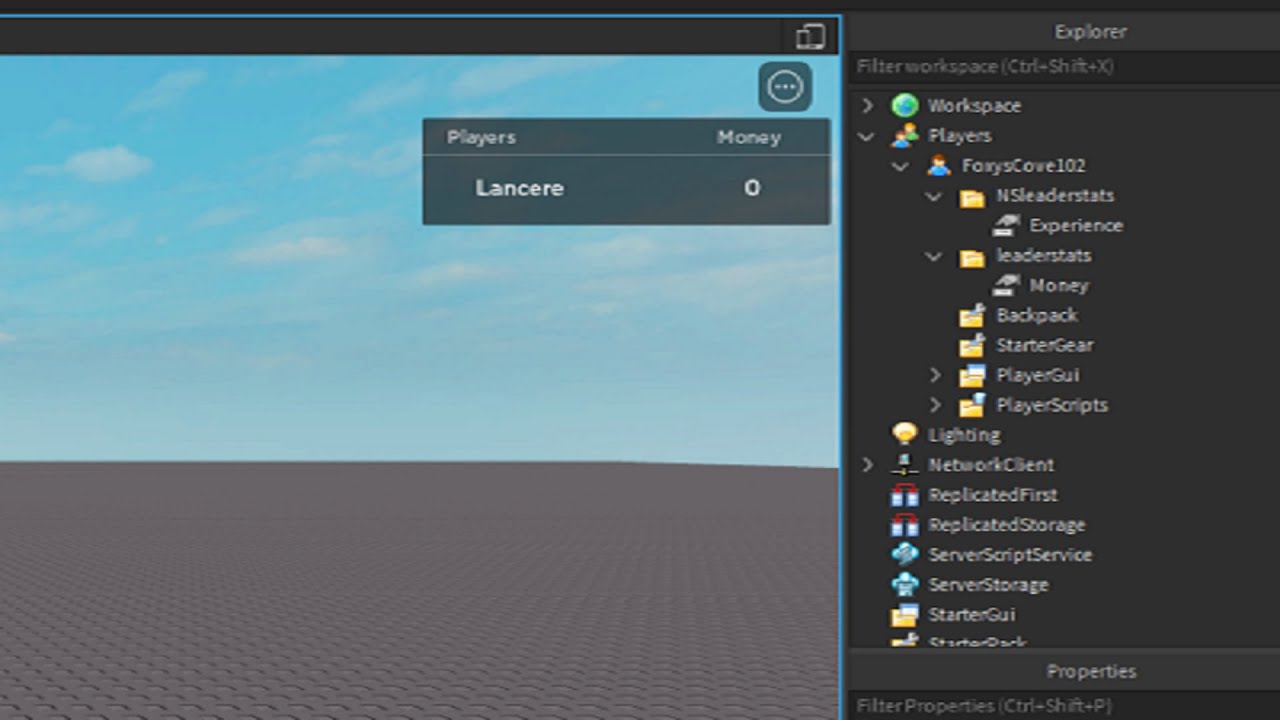 How To Make Visible And Non Visible Leaderstats On Roblox Studio - YouTube