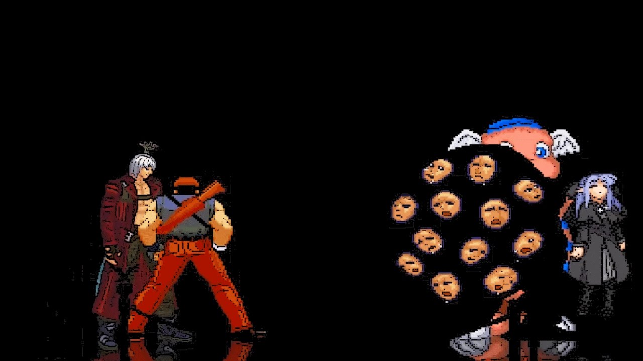 Mugen : Ash Williams & Dante Vs Jinmen & Gurospooo (Request) - YouTube