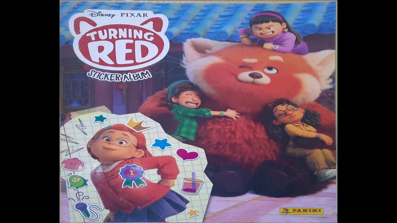 Panini 2022 COMPLETE Disney Pixar turning red sticker album review ...