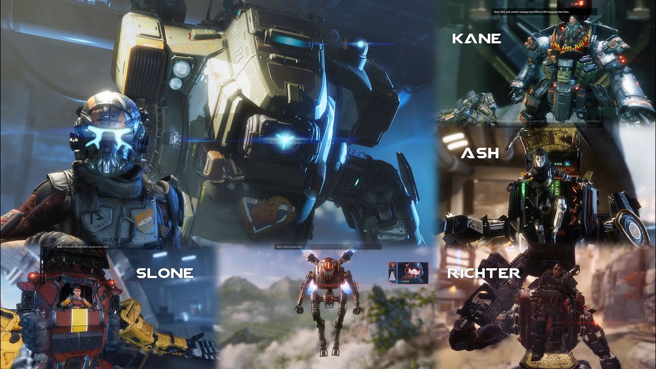 TITANFALL 2 | All Bosses Fights (Kane, ASH, Richter, Viper, Slone) | PC ...