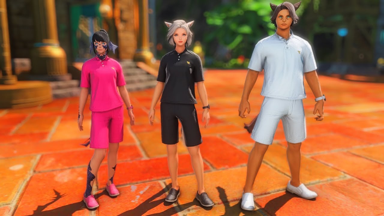 Final Fantasy XIV - Recreationisle Outfit - YouTube