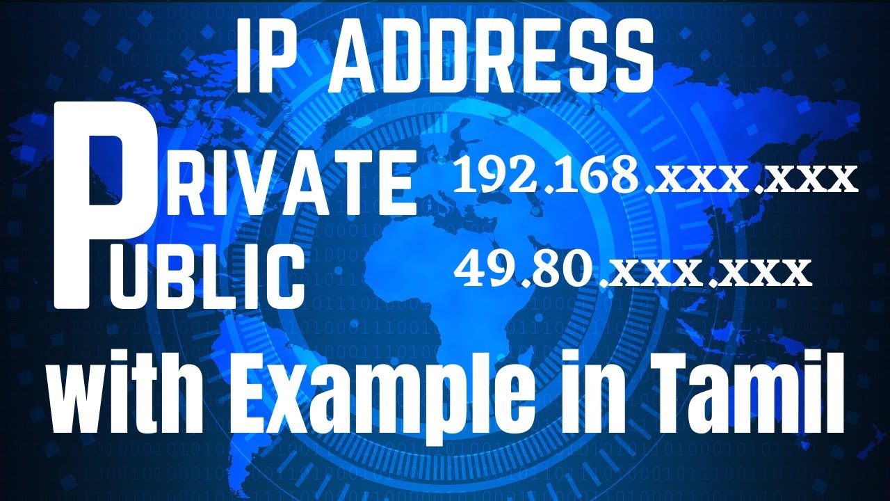 What is IP Address | Public and Private IP Address with Example | Tamil ...
