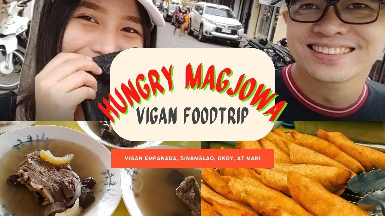 FOOD TRAVEL VLOG #1 - Vigan empanada, miki, sinanglao, at okoy - YouTube