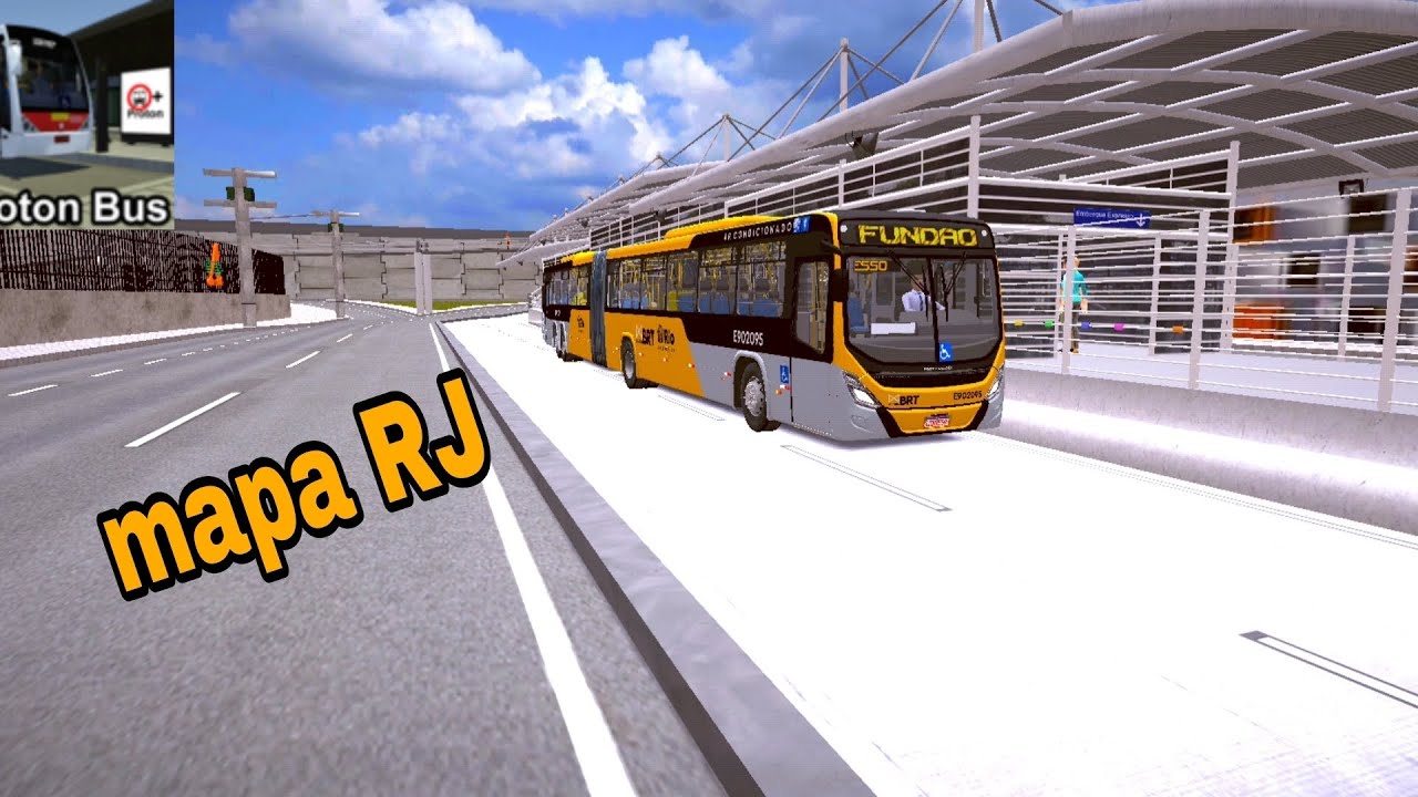 MAPA RJ VERSÃO ATUALIZADO - ÔNIBUS ARTICULADO BRT MOBIRIO - YouTube