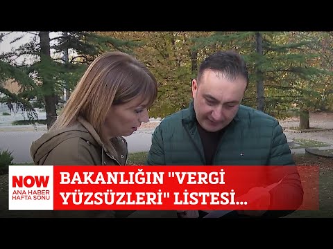 Bakanlığın ''vergi yüzsüzleri'' listesi... 2 Kasım 2024 Ozan Gündoğdu ile NOW Ana Haber Hafta Sonu