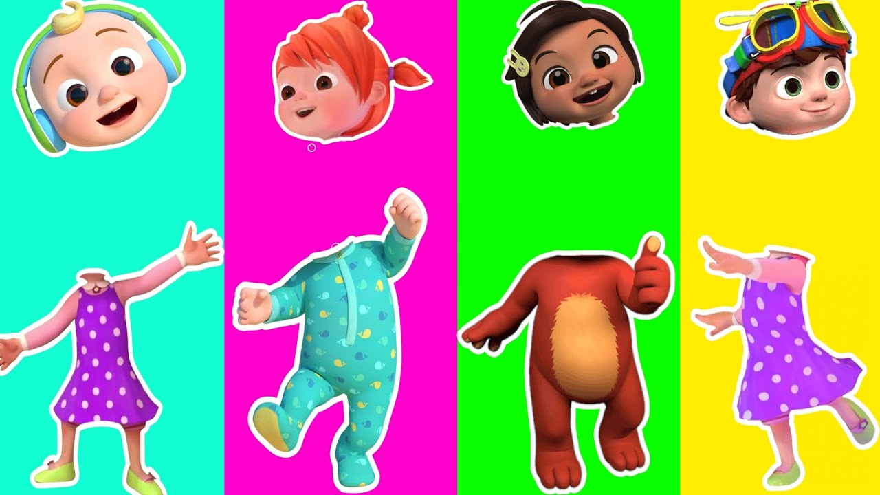 Cocomelon || Match the Head || Video For kids - YouTube